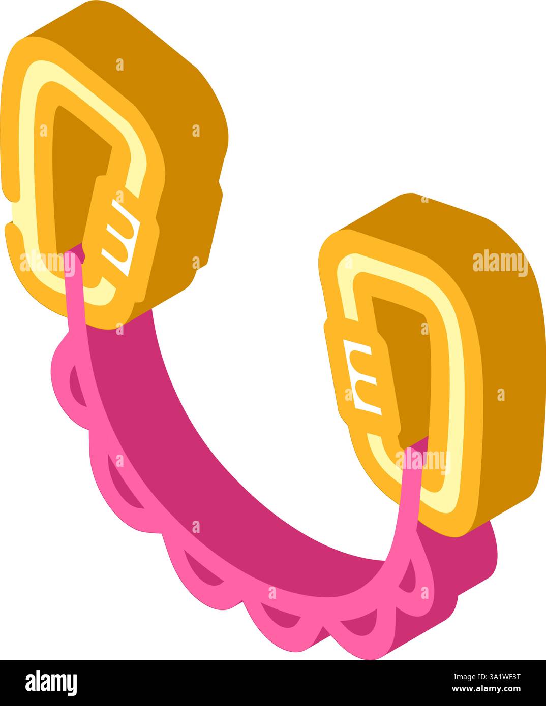 anchor system gear rock climbing isometric icon vector illustration ...