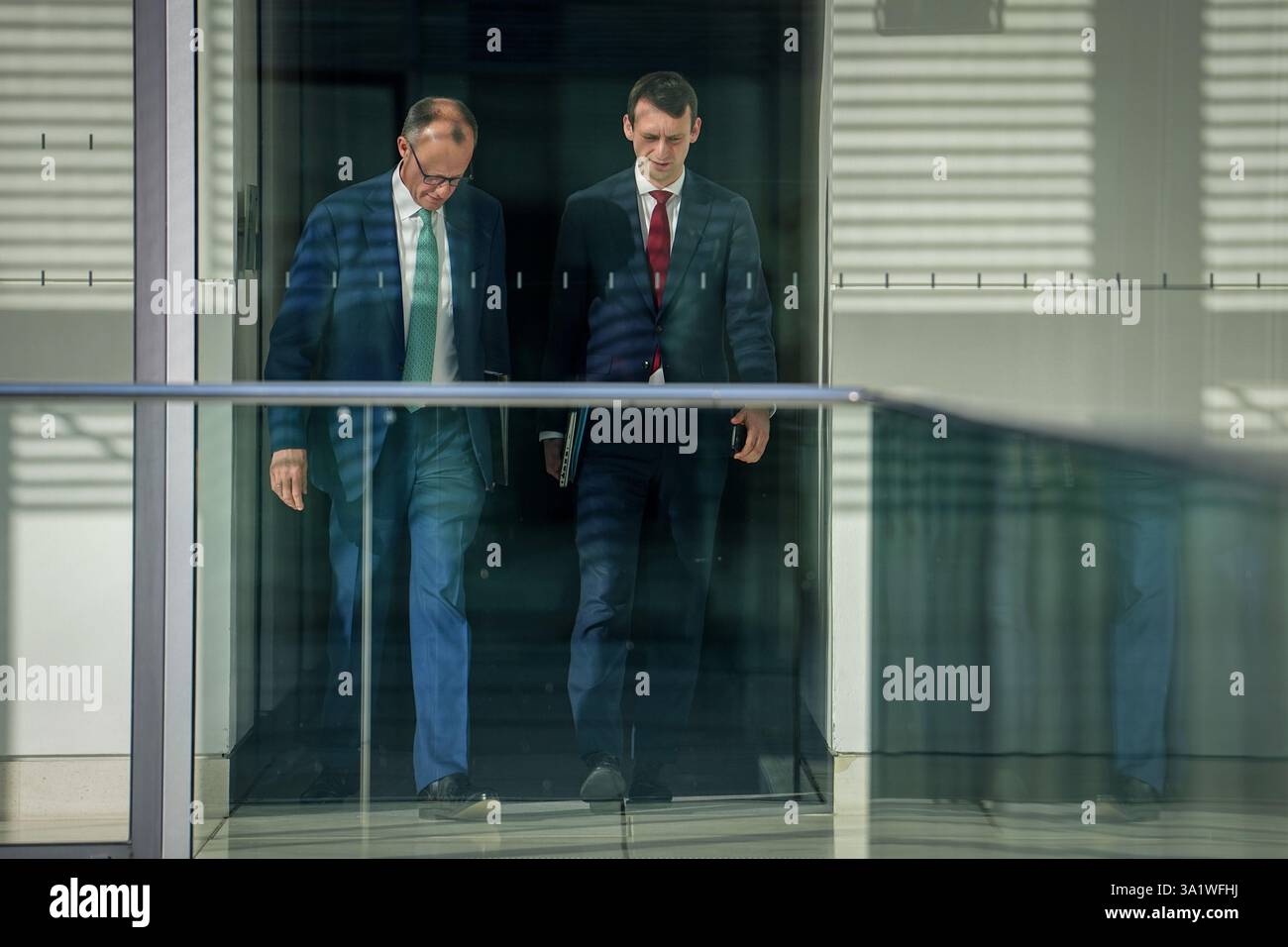 10 March 2025, Berlin: Friedrich Merz, Union candidate for Chancellor ...