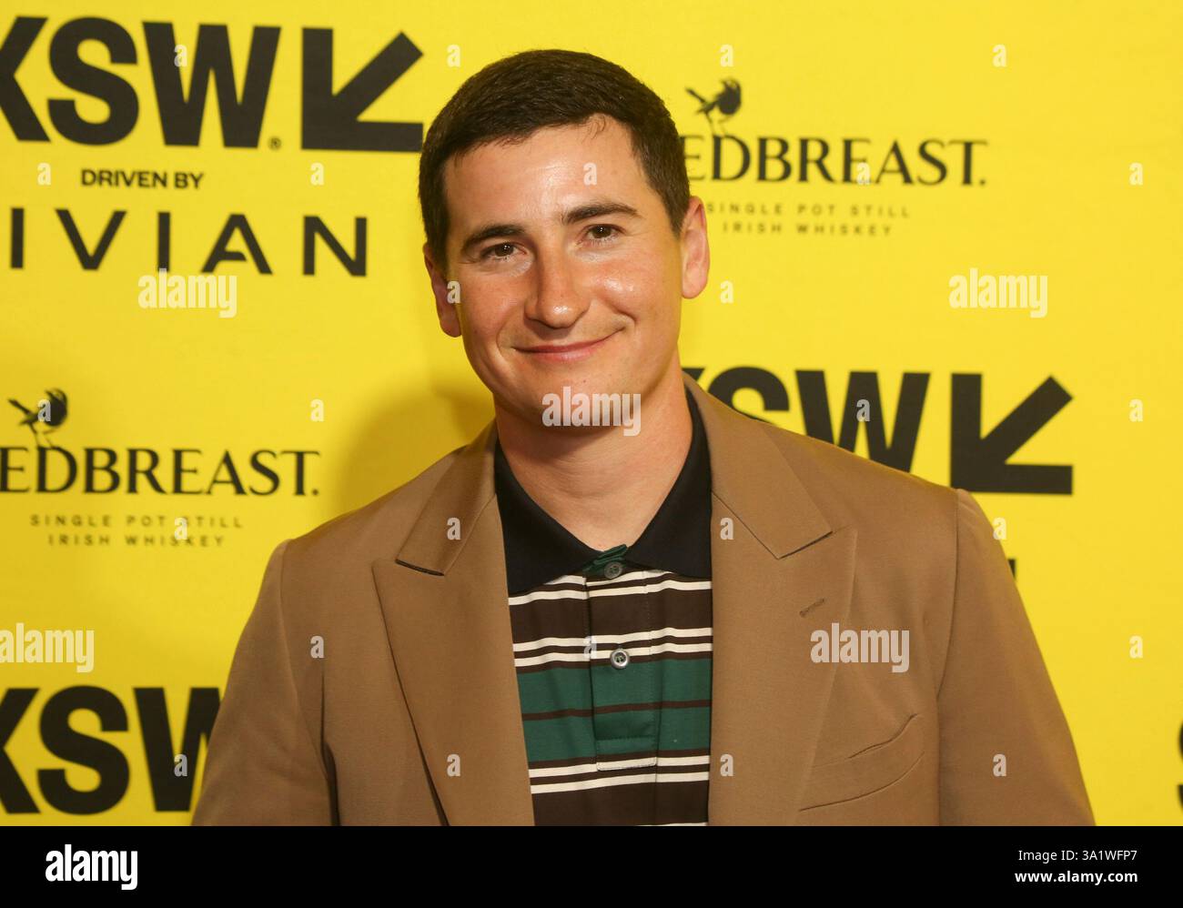 Sam Lerner arrives for the world premiere of "Drop" at the Paramount ...