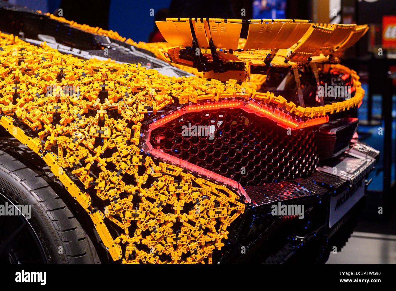 Toronto, ON, Canada - February 14, 2025: LEGO Technic McLaren P1 ...
