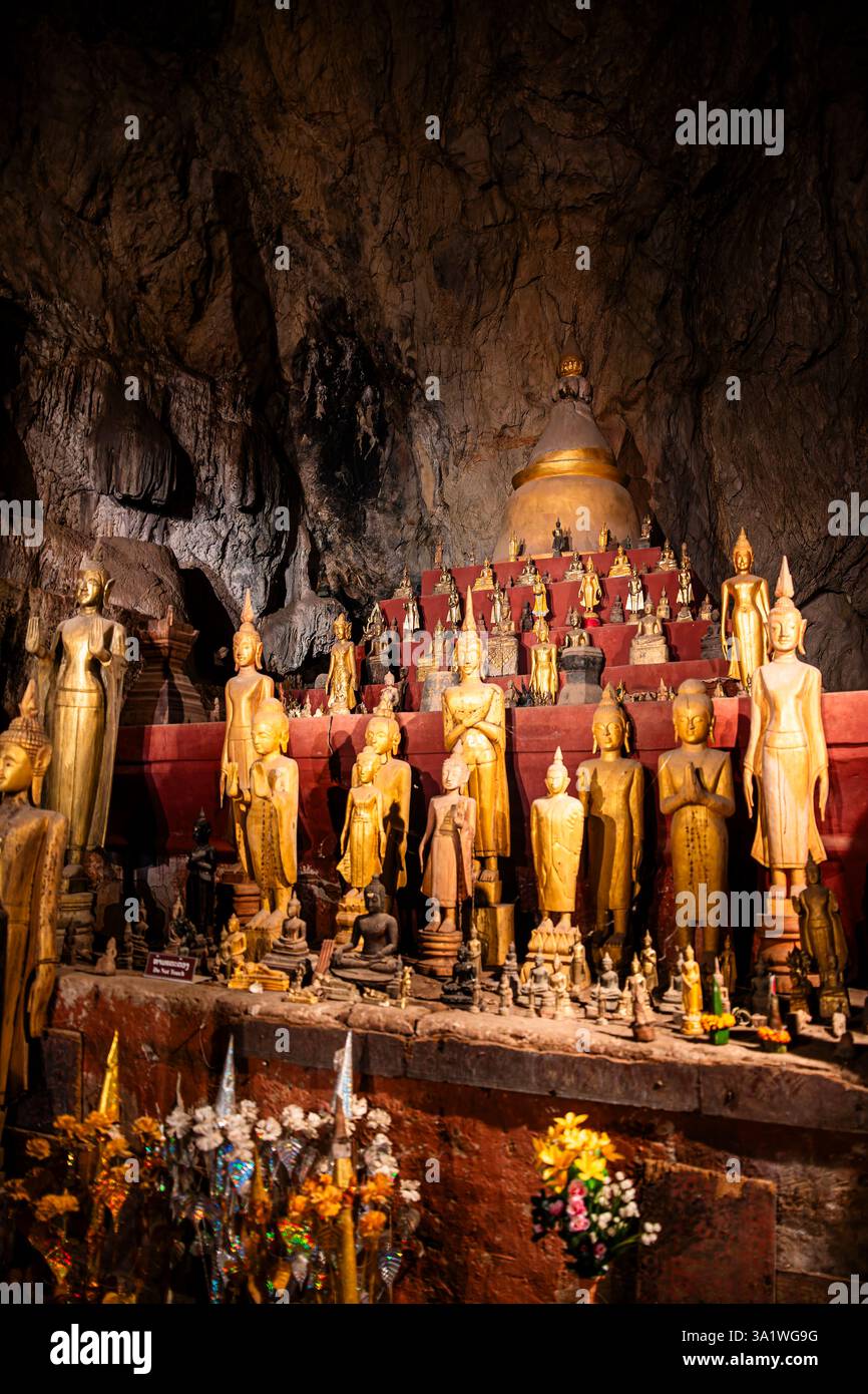 Pak Ou Caves, Laos Stock Photo - Alamy