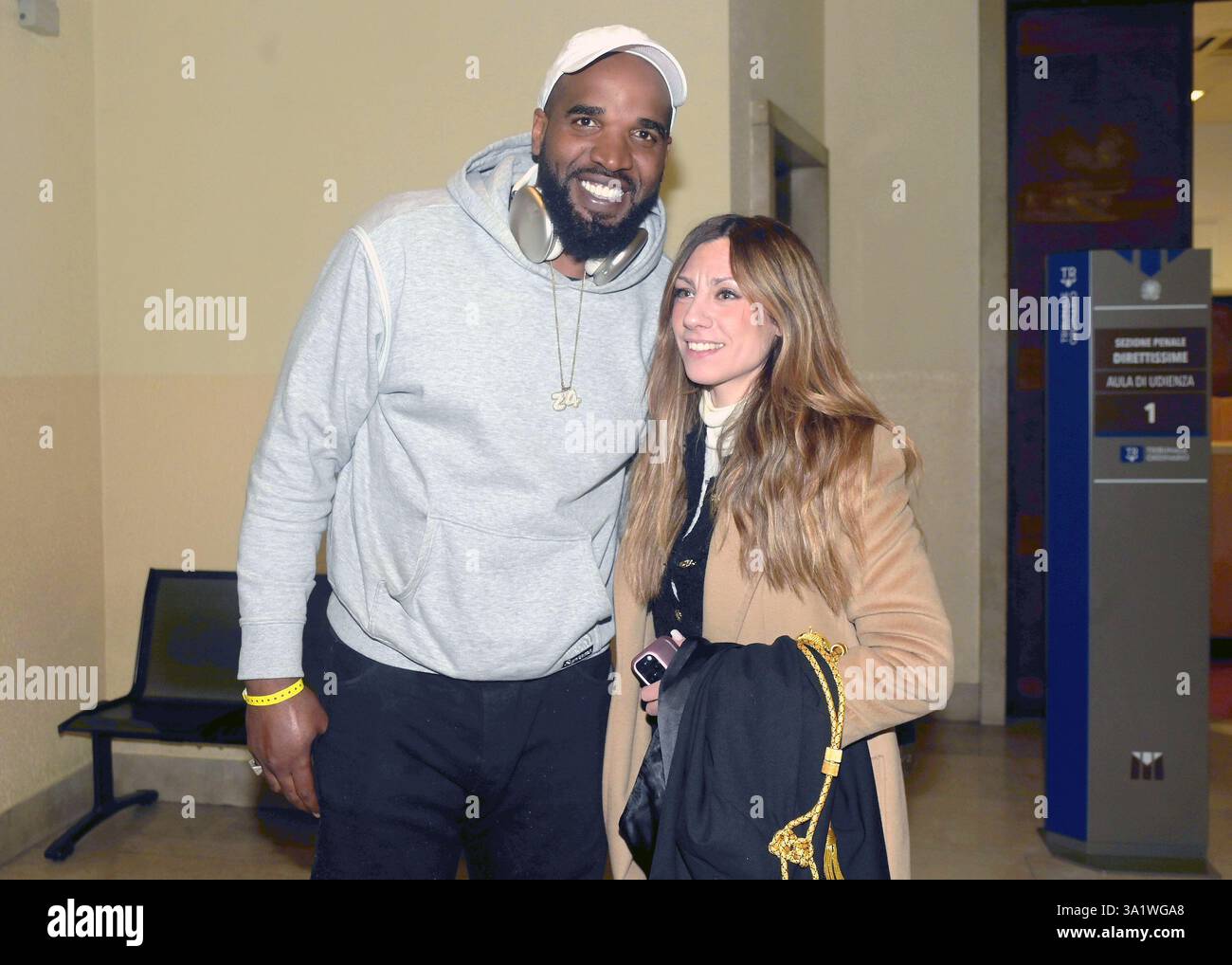 Milan, Italy. 10th Mar, 2025. Milan, Court, Direct Trials, Samuels ...