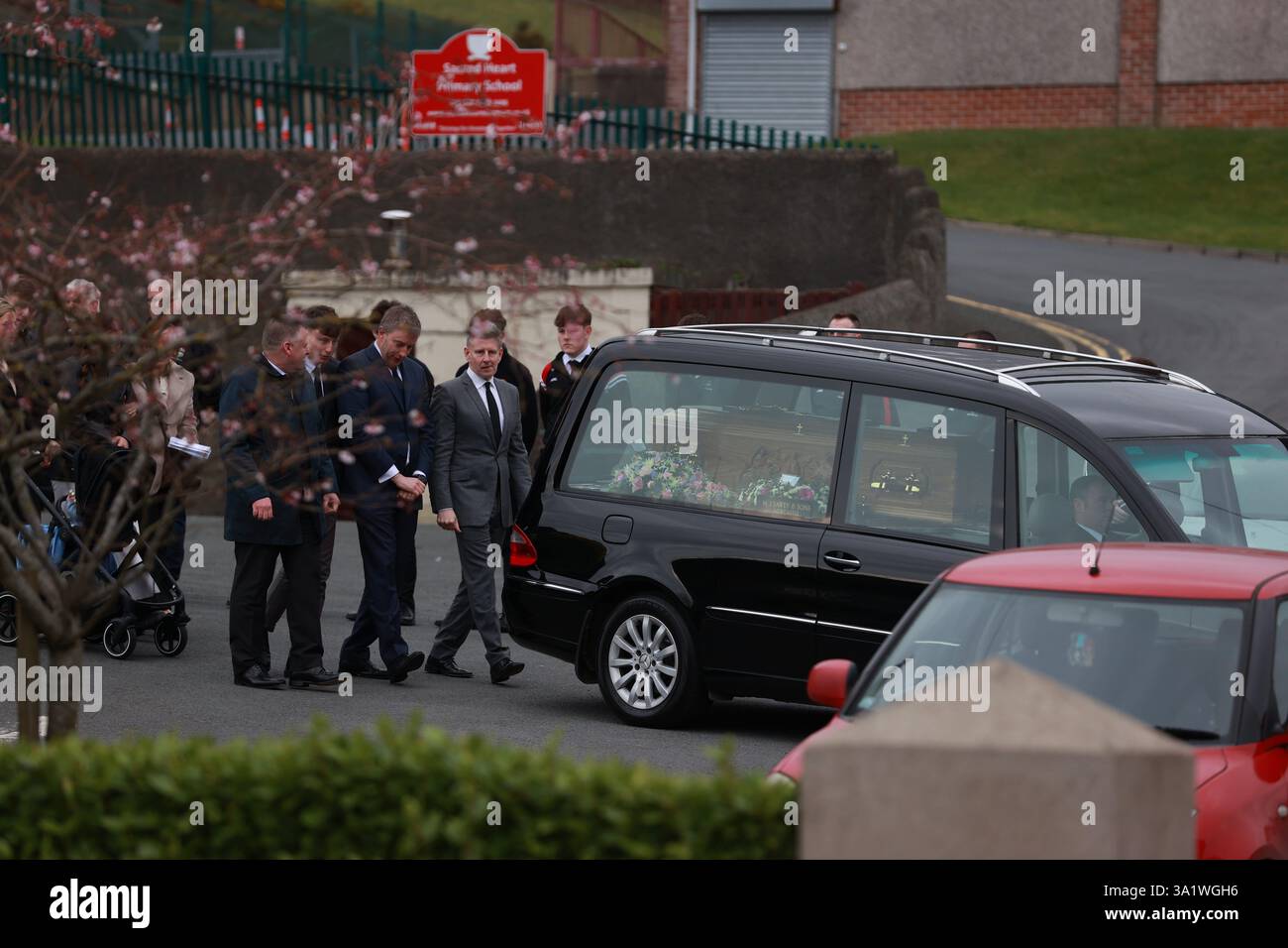Patrick Kielty following the funeral of his mother Mary Kielty, at the ...