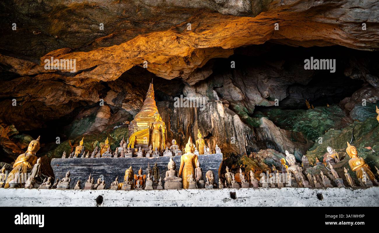 Pak Ou Caves, Laos Stock Photo - Alamy