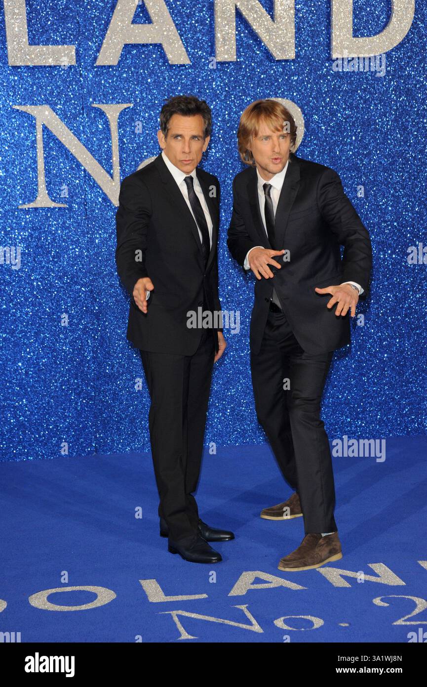 Ben Stiller & Owen Wilson attends the English Film Premiere of ...