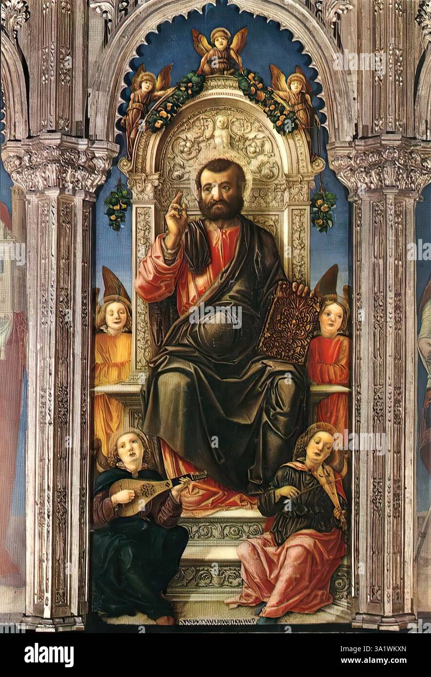 VIVARINI, Bartolomeo (b. 1432, Murano, d. 1499, Murano) Triptych of St ...