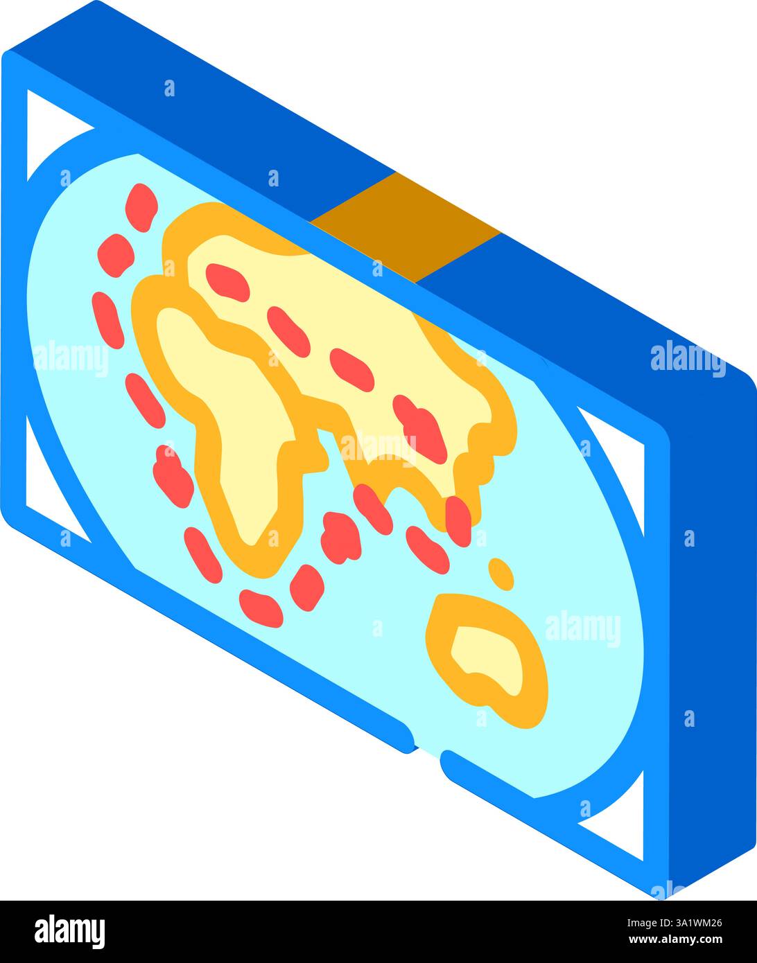 trade route map geographical discoveries isometric icon vector ...