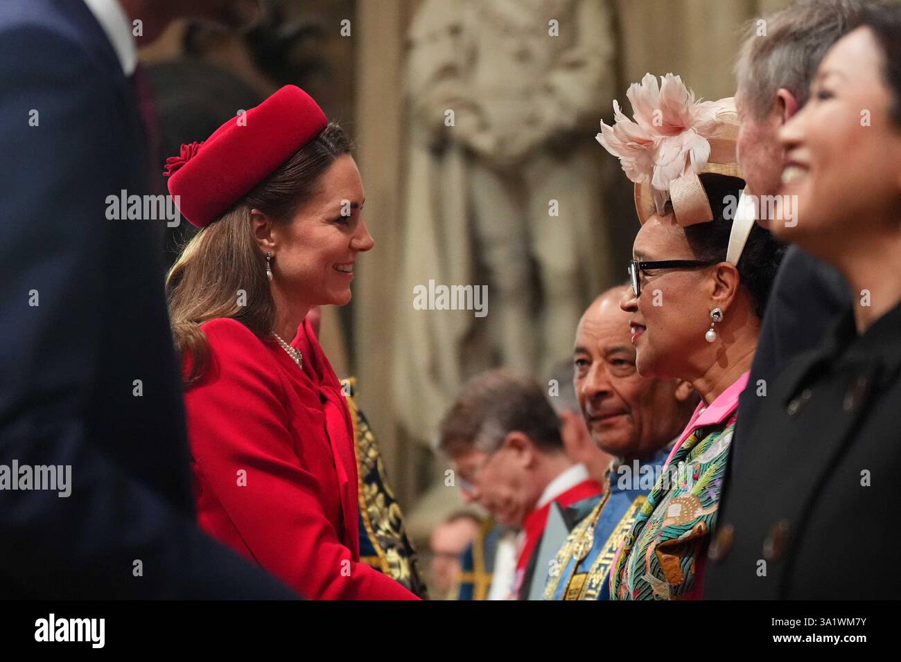 The Princess of Wales attends the annual Commonwealth Day Service of Celebration at Westminster ...