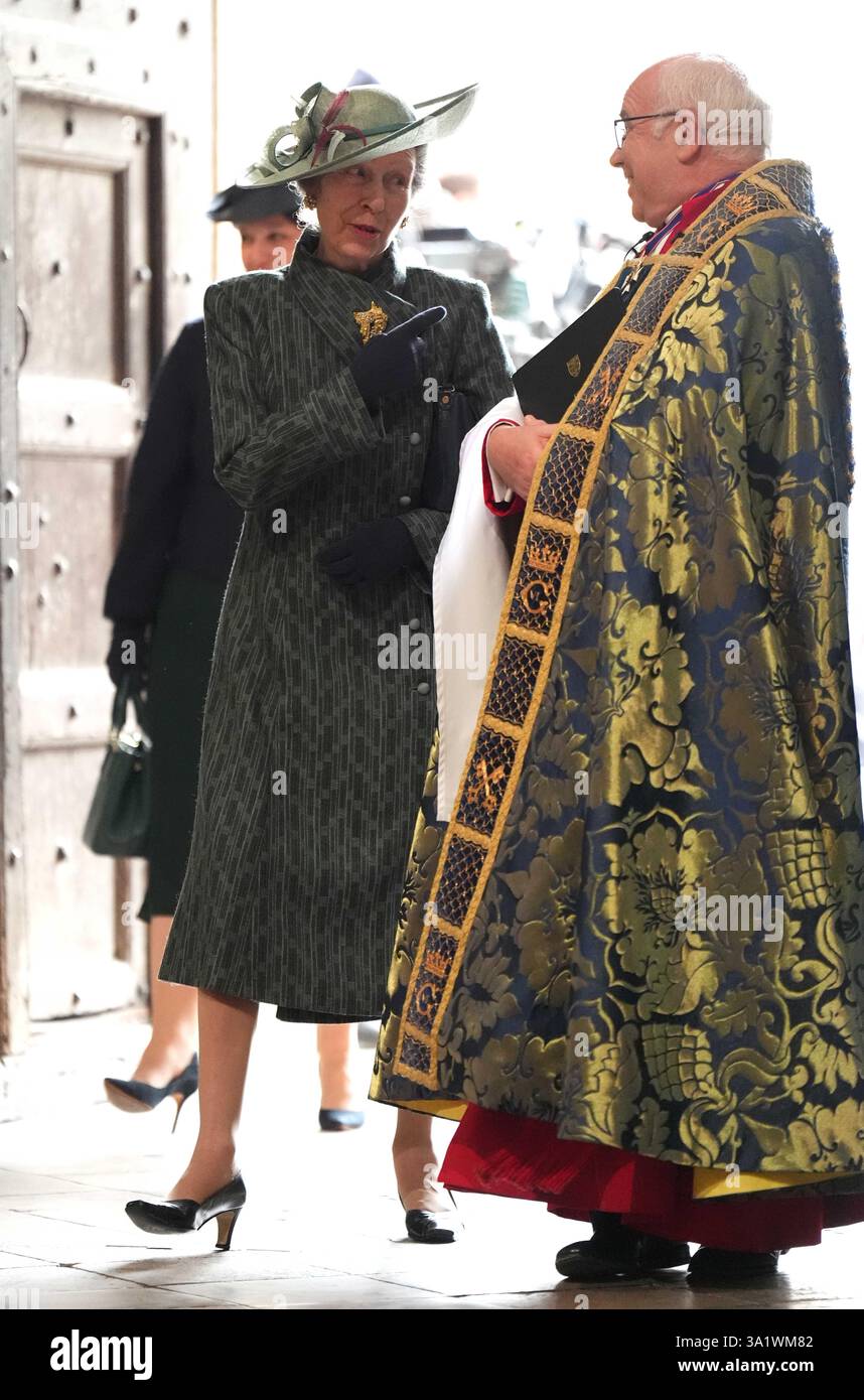 The Princess Royal attends the annual Commonwealth Day Service of ...