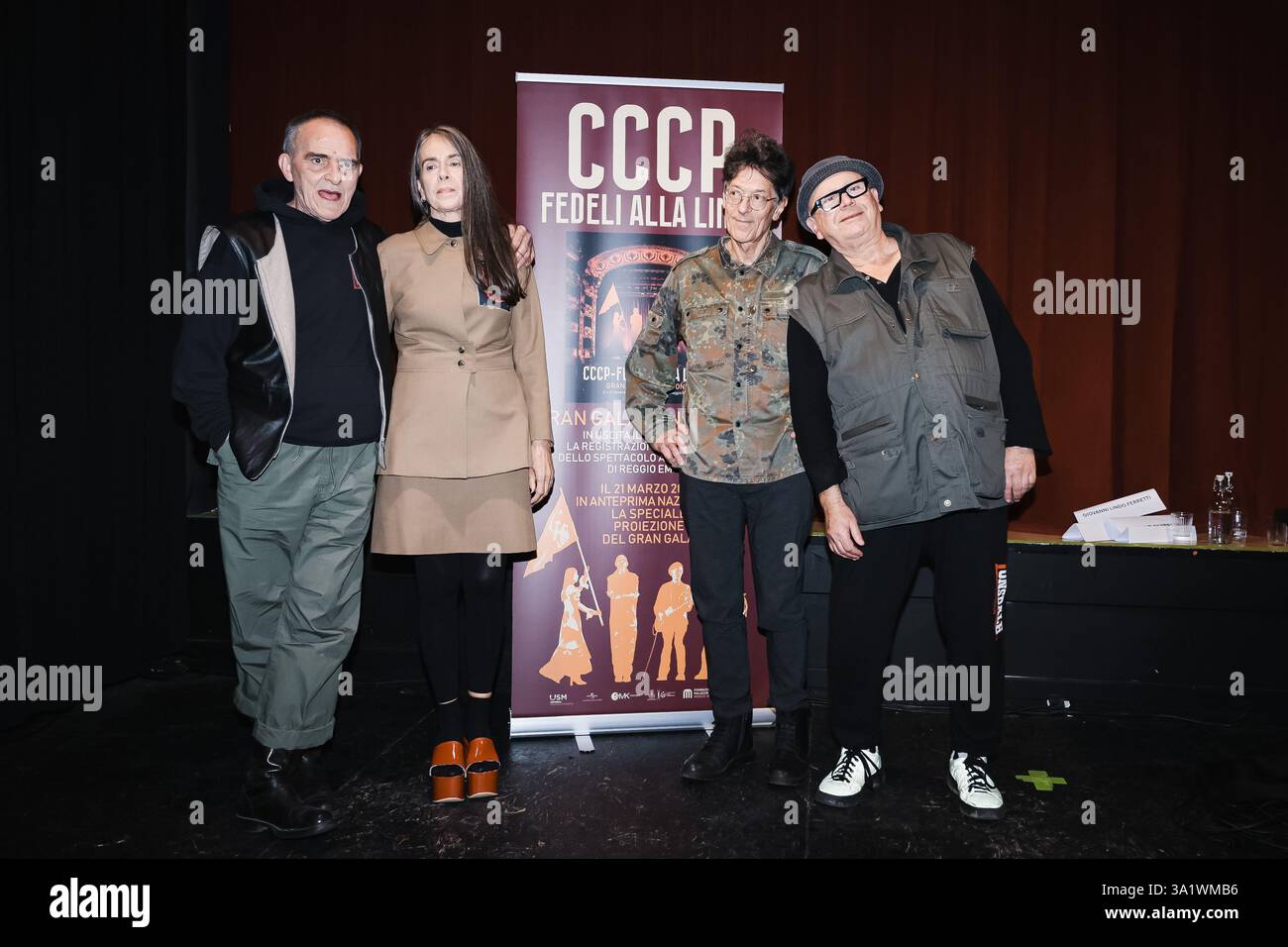 Milan, The press conference of CCCP – Fedeli alla linea for the ...