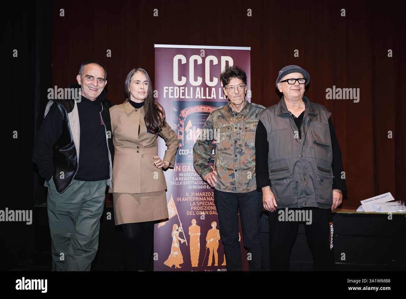 Milan, The press conference of CCCP – Fedeli alla linea for the ...