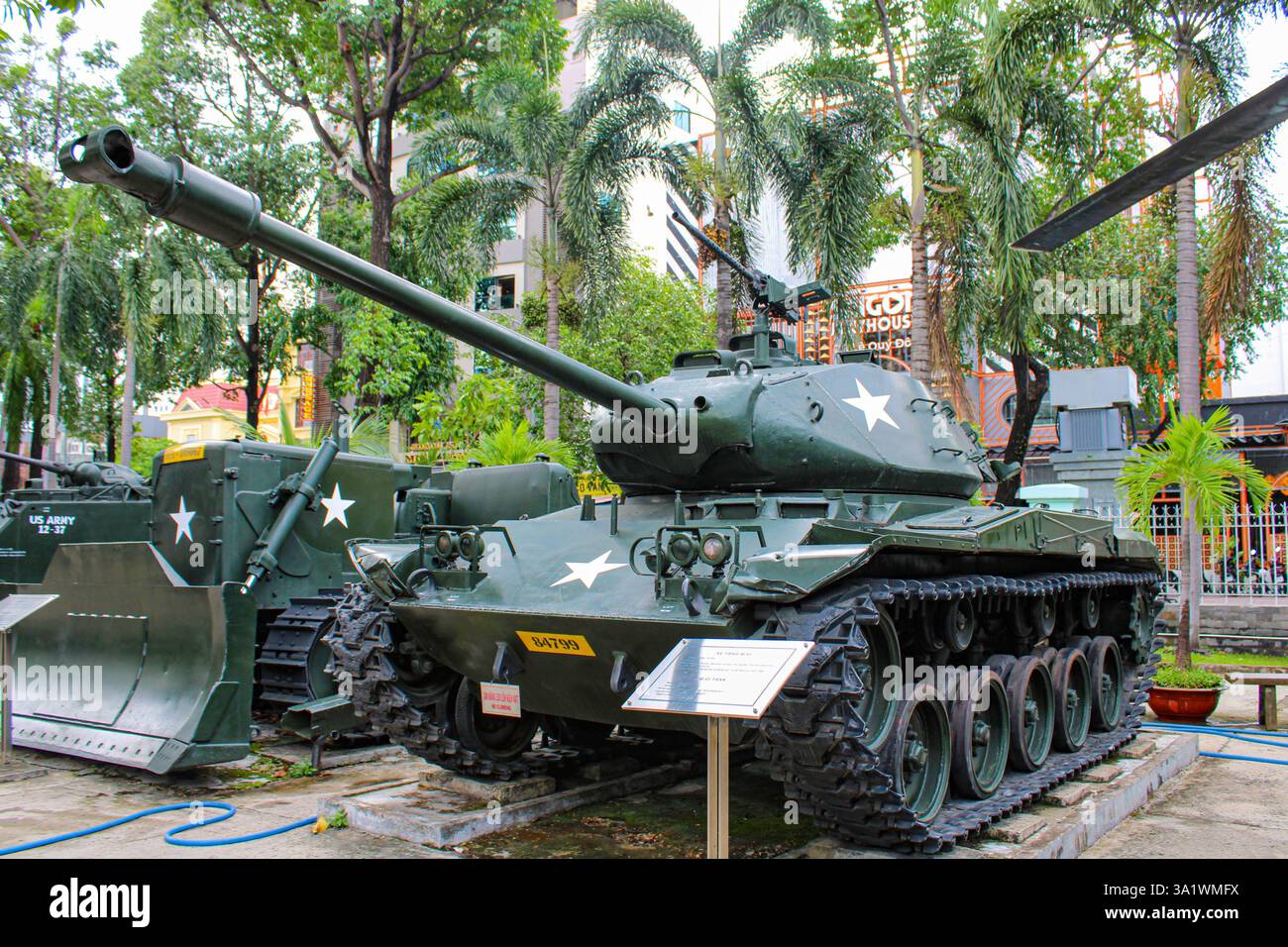 Ho Chi Minh City (ex Saigon). The War Remnants Museum (Bo tàng Chng tích Chin tranh). M41 Tank ...