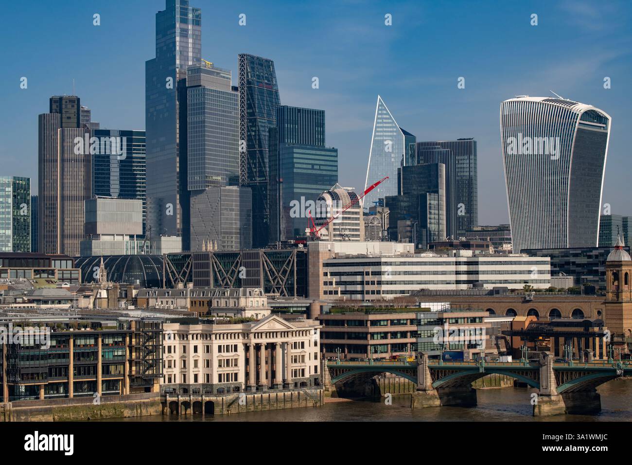 City of London Panorama March 2025 L-R buildings as of March 2025:, St ...