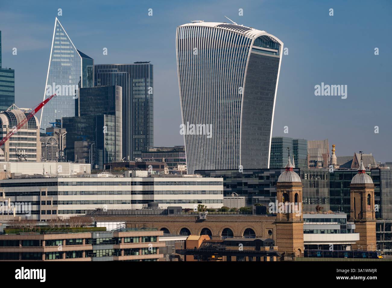 City of London Panorama March 2025 L-R buildings as of March 2025:, St ...