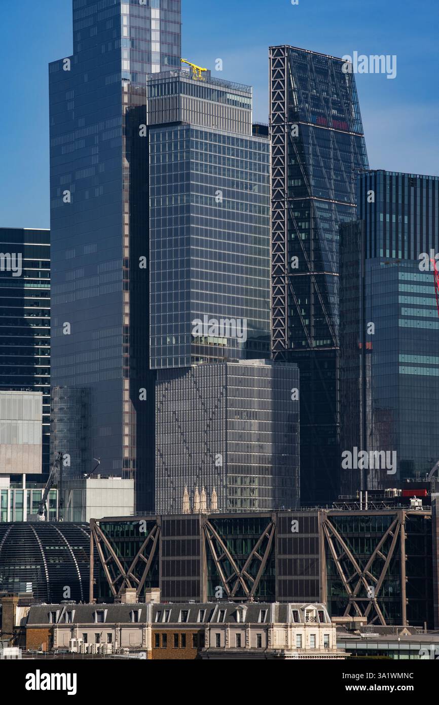 City of London Panorama March 2025 L-R buildings as of March 2025: 1 ...