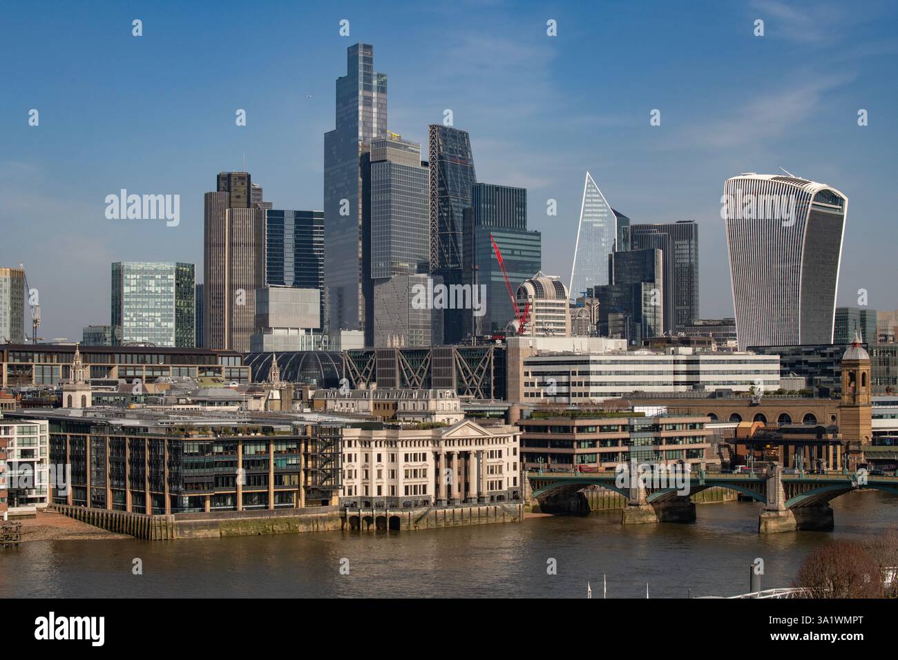 City of London Panorama March 2025 L-R buildings as of March 2025: 125 ...