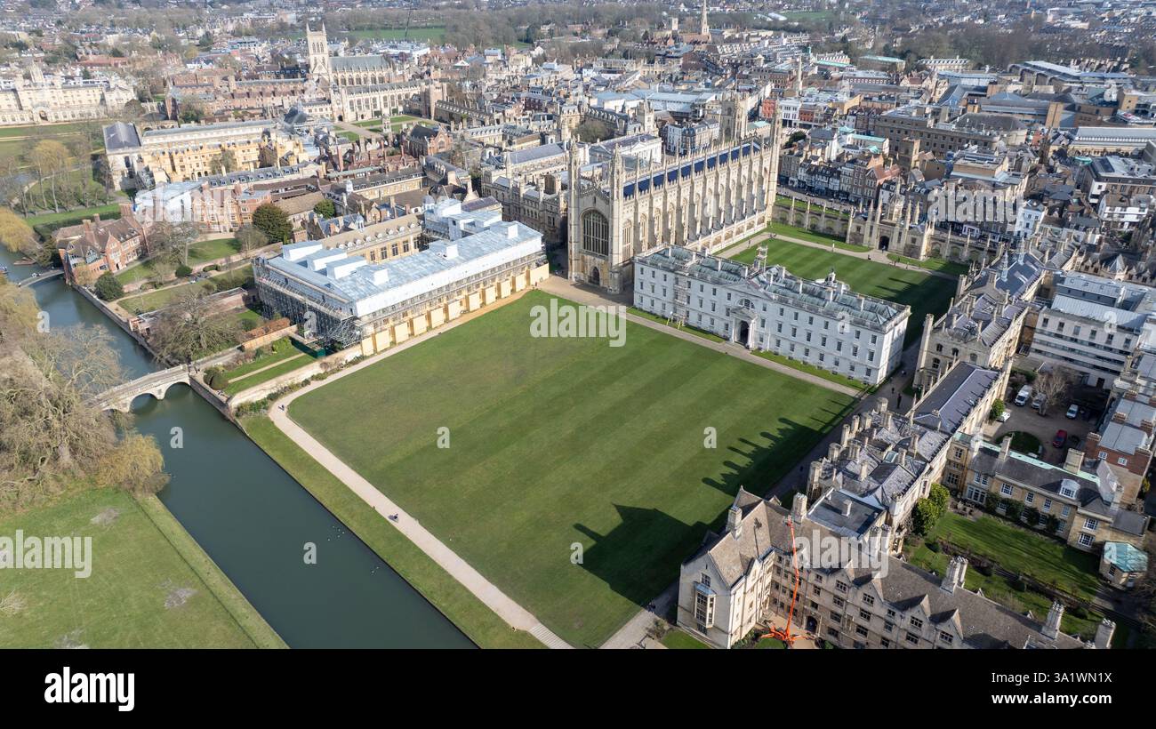 Picture dated Feb 7 2025 shows a general aerial view of King’s College ...