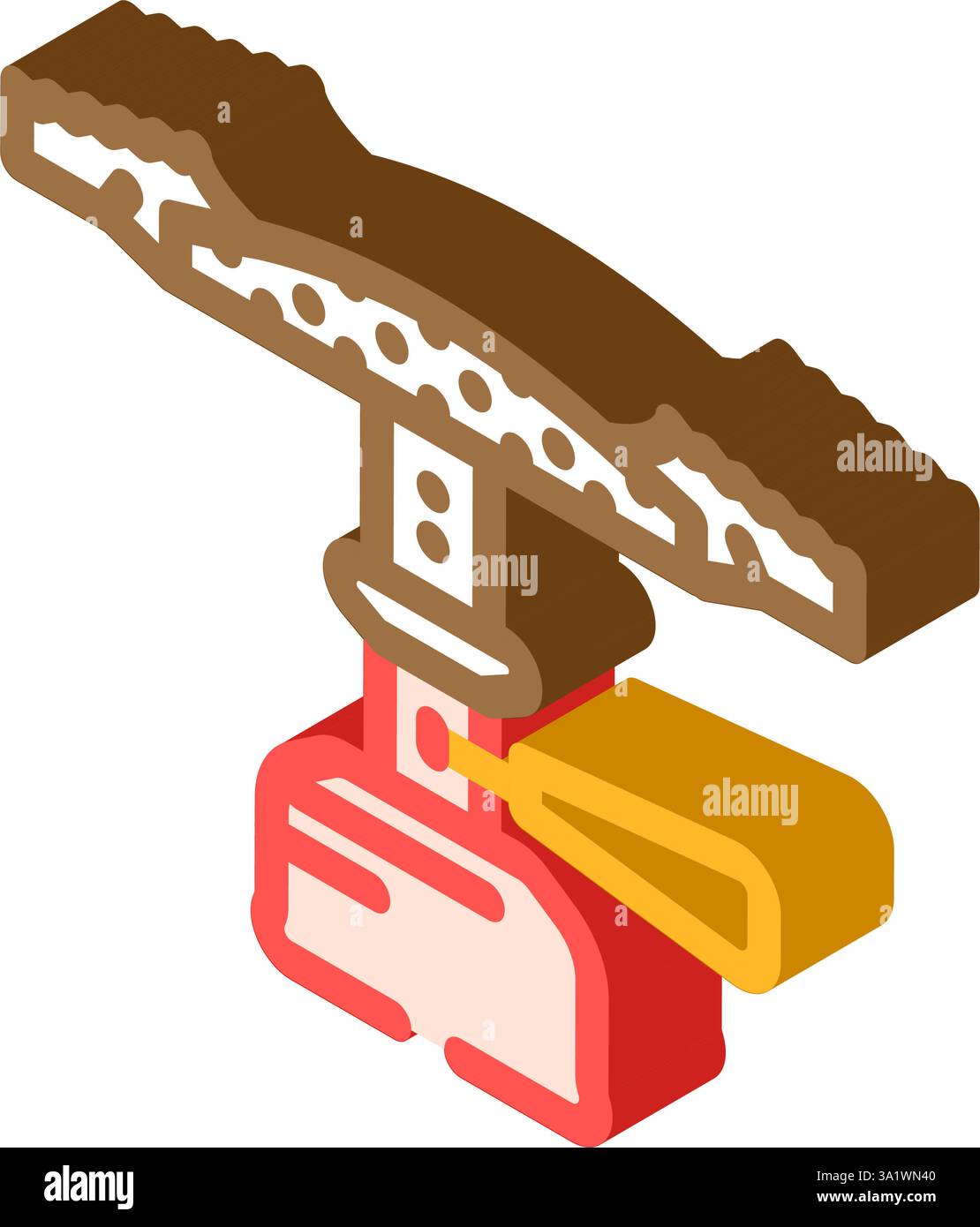 butane gas burner stove isometric icon vector illustration Stock Vector ...