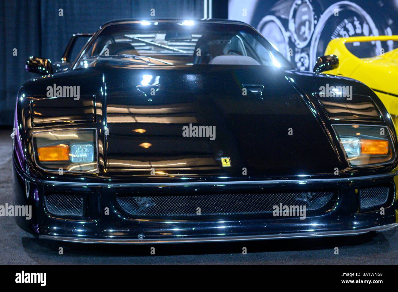 Toronto, ON, Canada - February 14, 2025: 1991 Ferrari F40 presented at ...