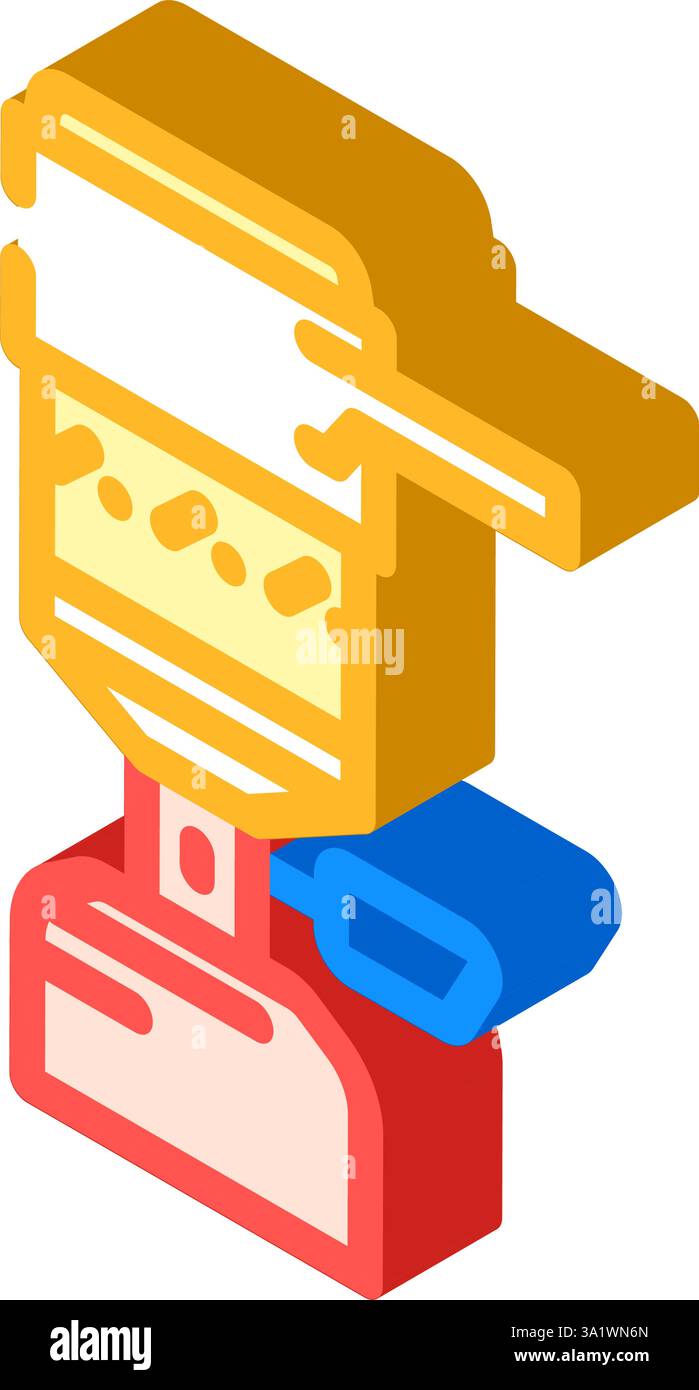 outdoor gas burner stove isometric icon vector illustration Stock ...