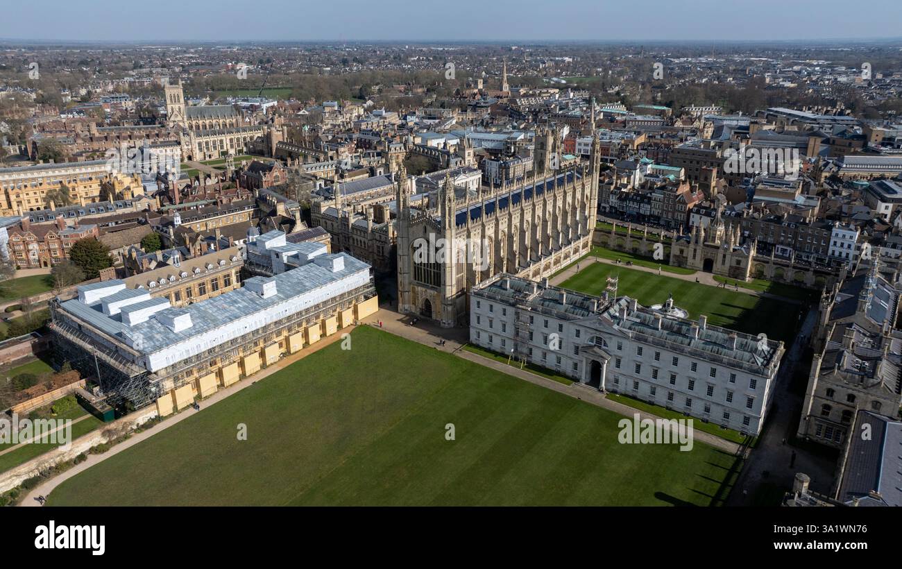 Picture dated Feb 7 2025 shows a general aerial view of King’s College ...