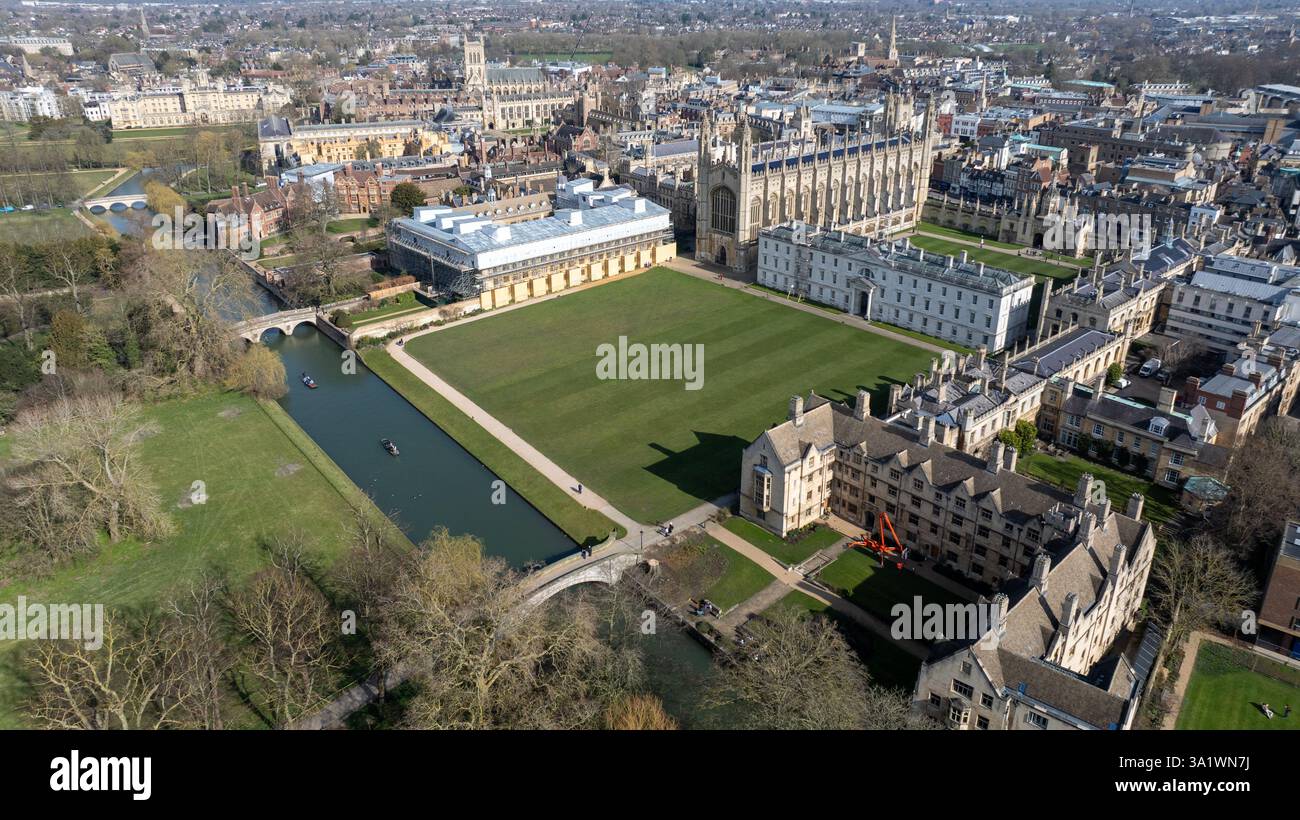Picture dated Feb 7 2025 shows a general aerial view of King’s College ...