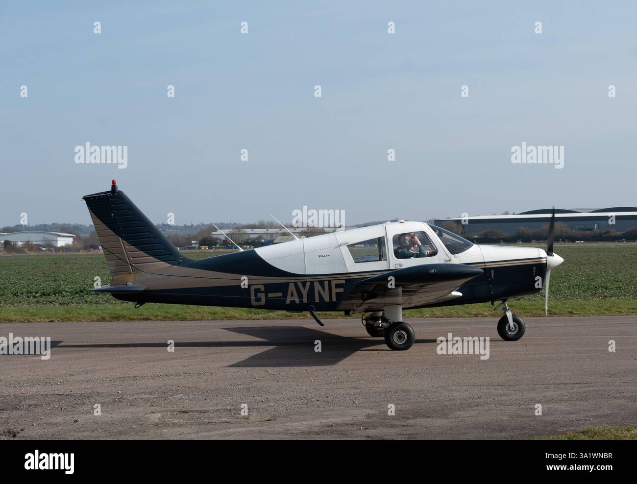 Piper PA-28-140 Cherokee at Wellesbourne Airfield, Warwickshire, UK (G ...