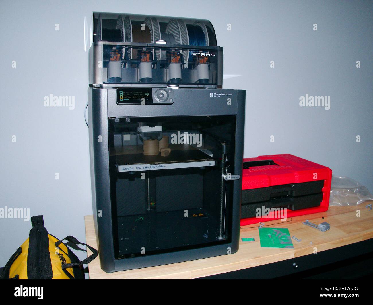 Editorial Use Only March 6, 2025. Delaware, Ohio USA. Gray 3D Printer ...