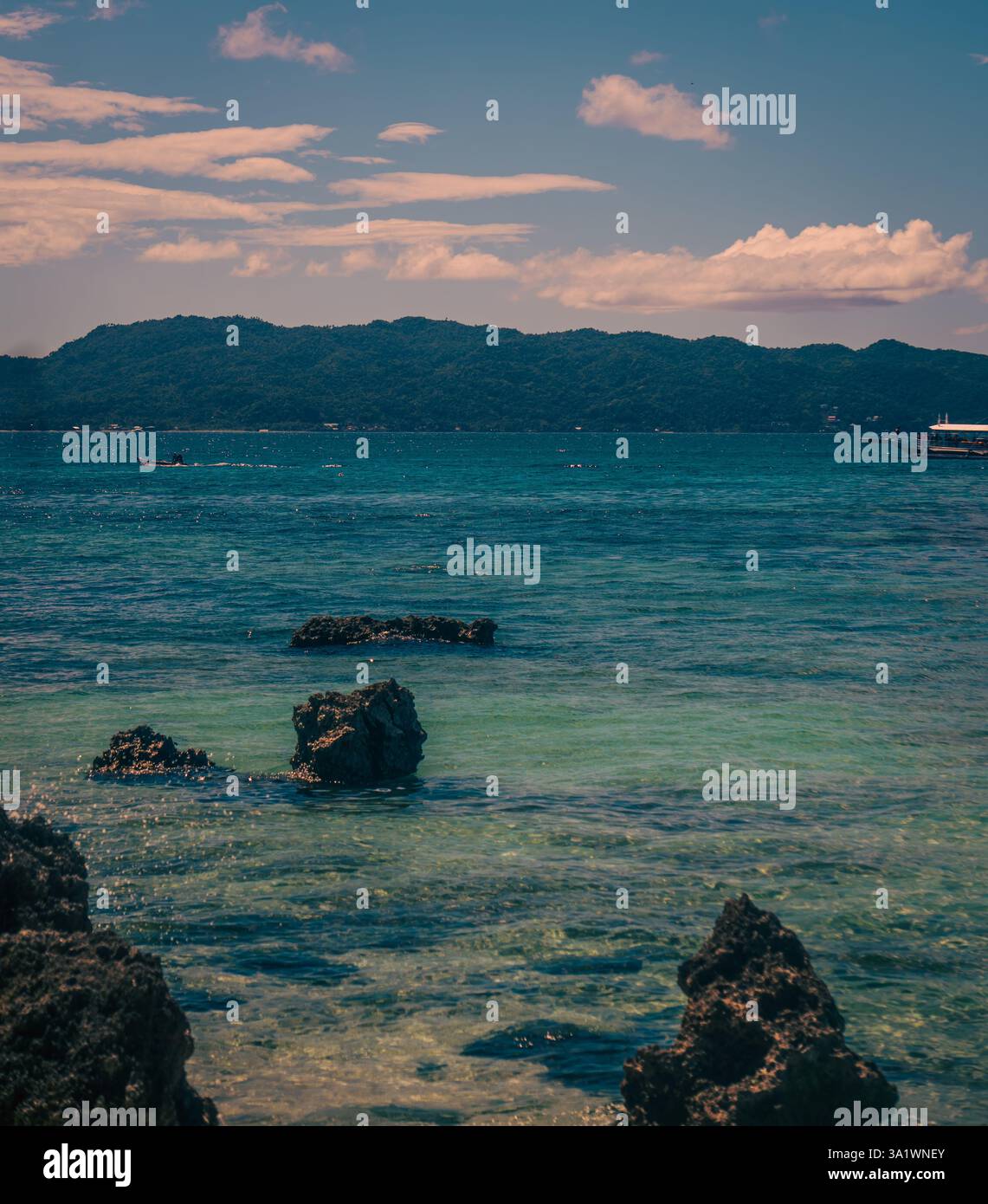 Amazing turquoise waters rocks beach hi-res stock photography and ...