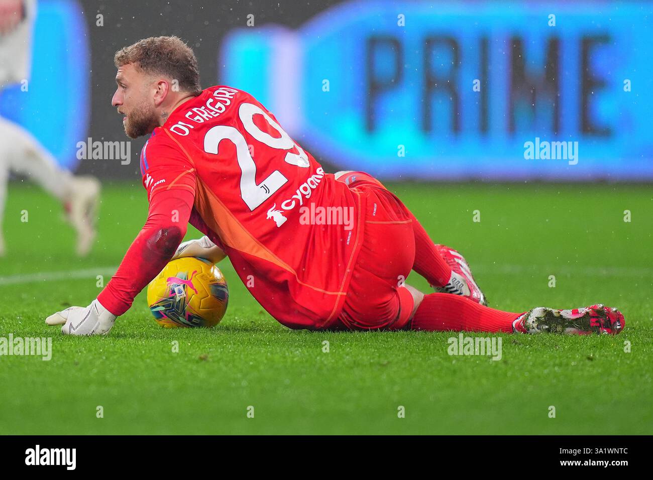 Juventus' goalkeeper Michele Di Gregorio during the Serie A soccer ...