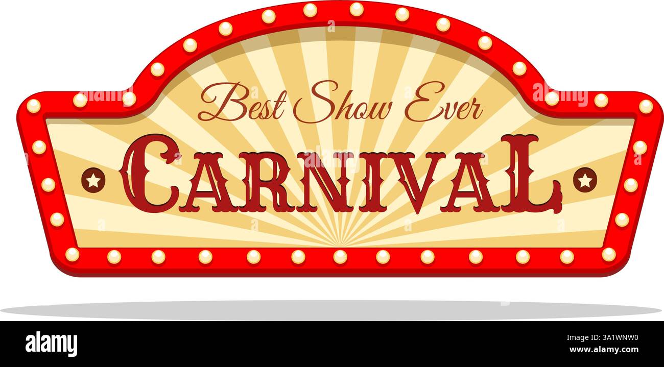 Amusement park neon sign Cut Out Stock Images & Pictures - Alamy