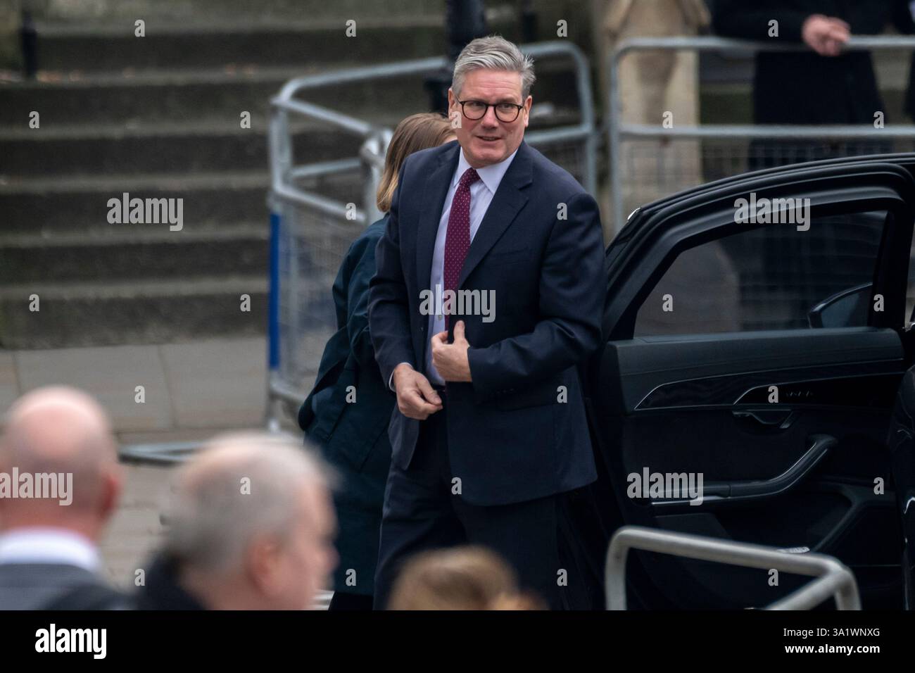London, UK. 10 March 2025. Sir Keir Starmer, Prime Minister, arrives ...
