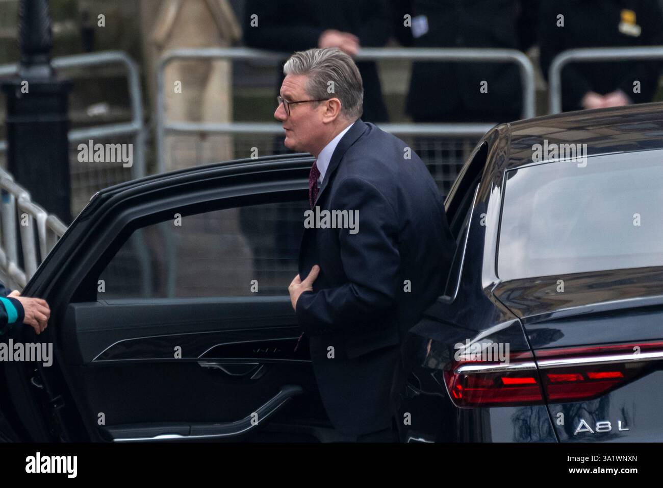 London, UK. 10 March 2025. Sir Keir Starmer, Prime Minister, arrives ...