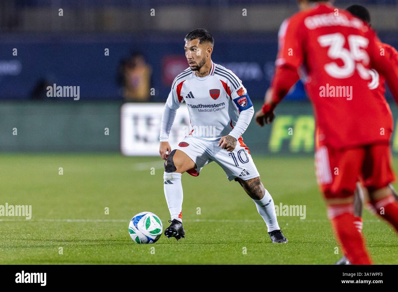 FRISCO, TX - MARCH 08: FC Dallas forward Luciano Acosta (#10) turns up ...