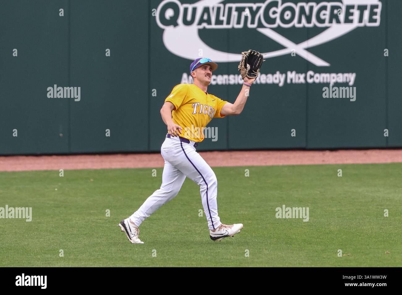Baton Rouge, LA, USA. 9th Mar, 2025. LSU's Josh Pearson (11) watches ...