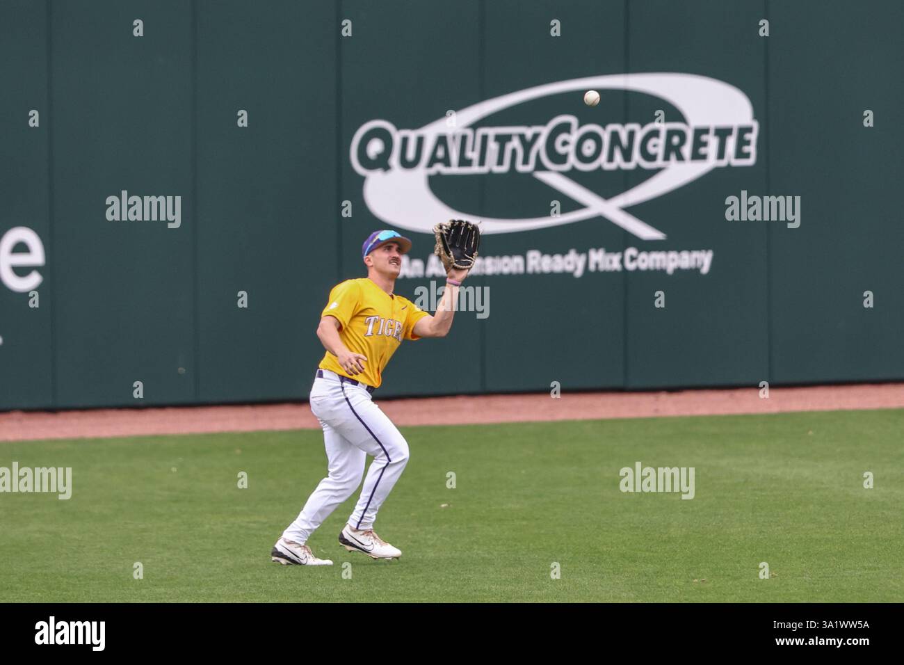 Baton Rouge, LA, USA. 9th Mar, 2025. LSU's Josh Pearson (11) watches ...
