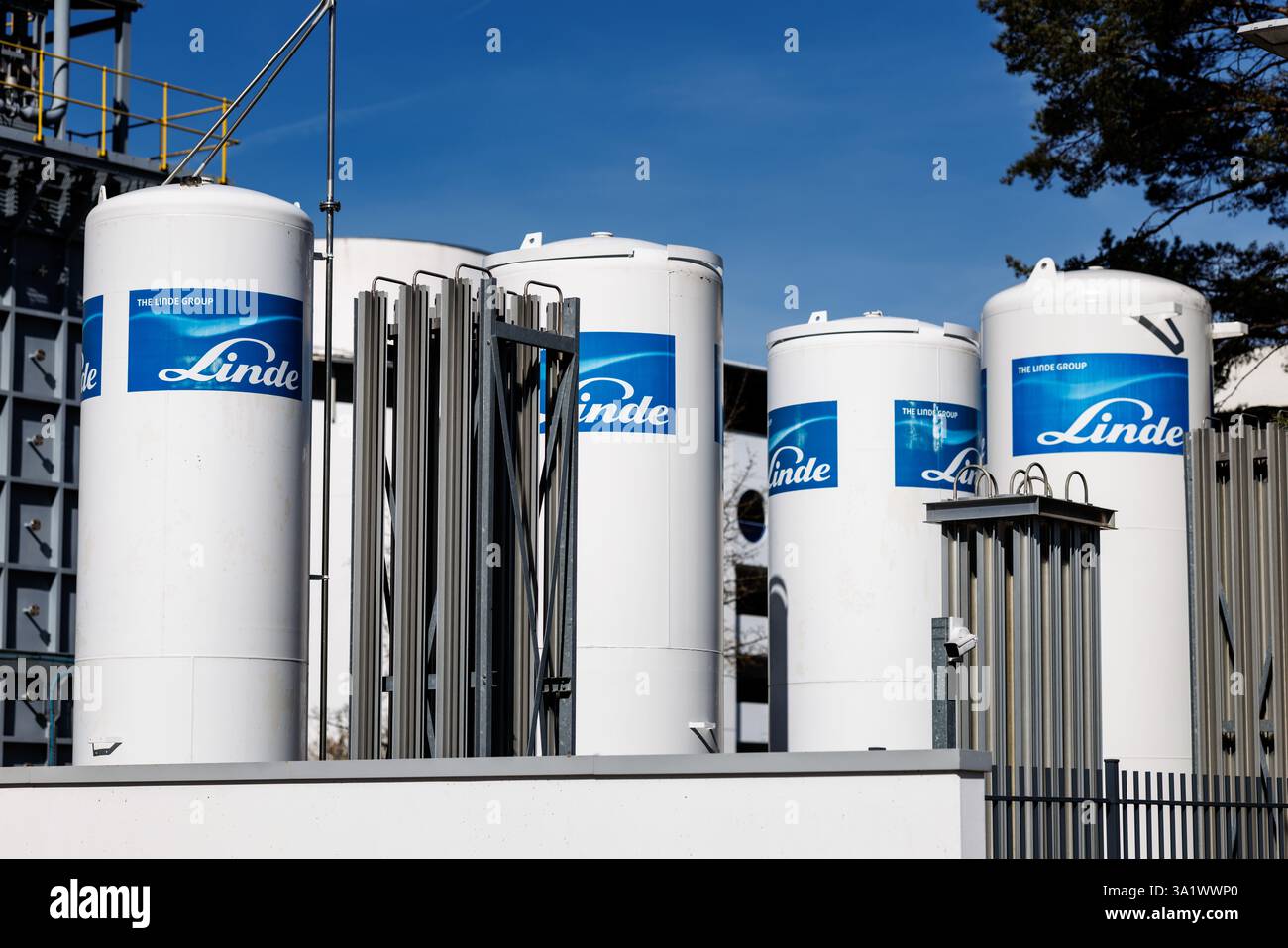 Pullach, Germany. 09th Mar, 2025. The logo and lettering of the ...