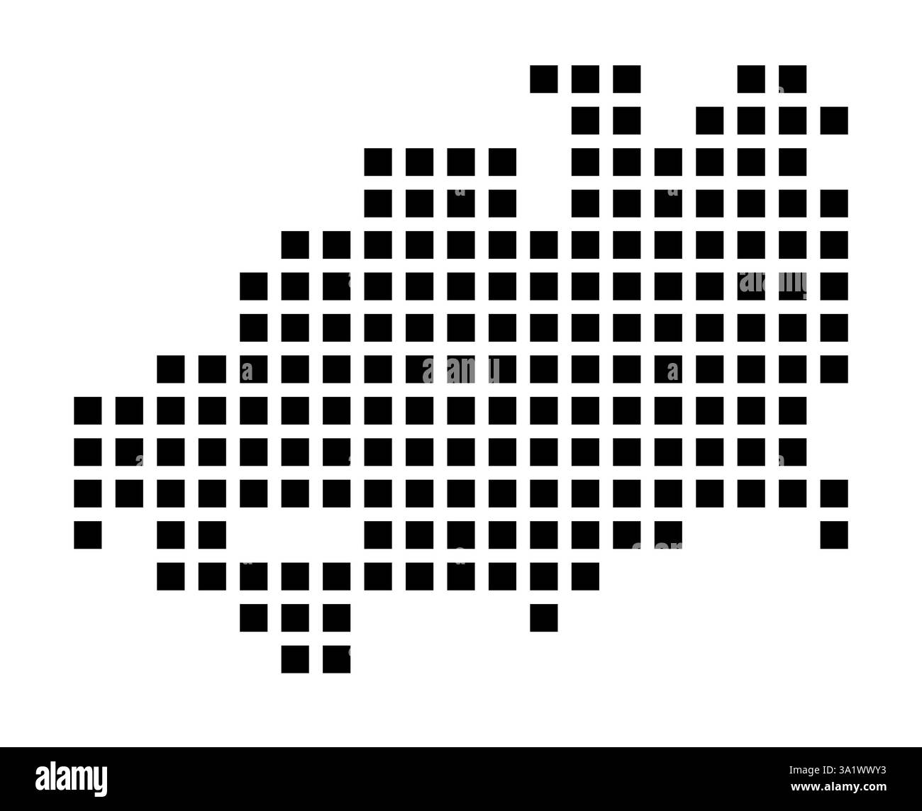 Symbol Map of the City Layton (Utah) showing the city with a pattern of ...