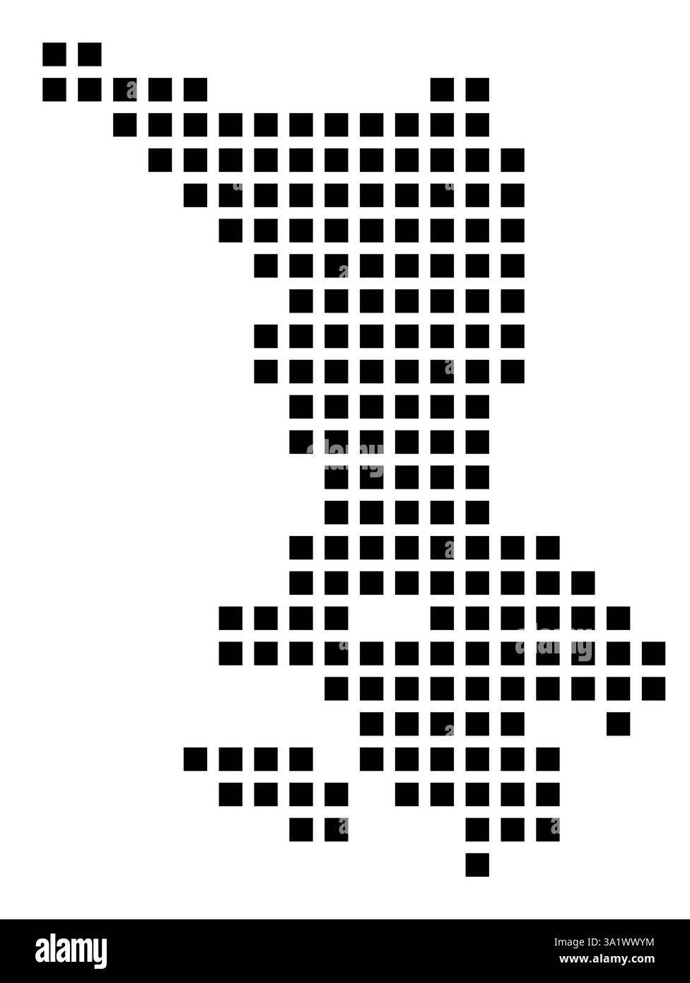 Map of richland washington Cut Out Stock Images & Pictures - Alamy