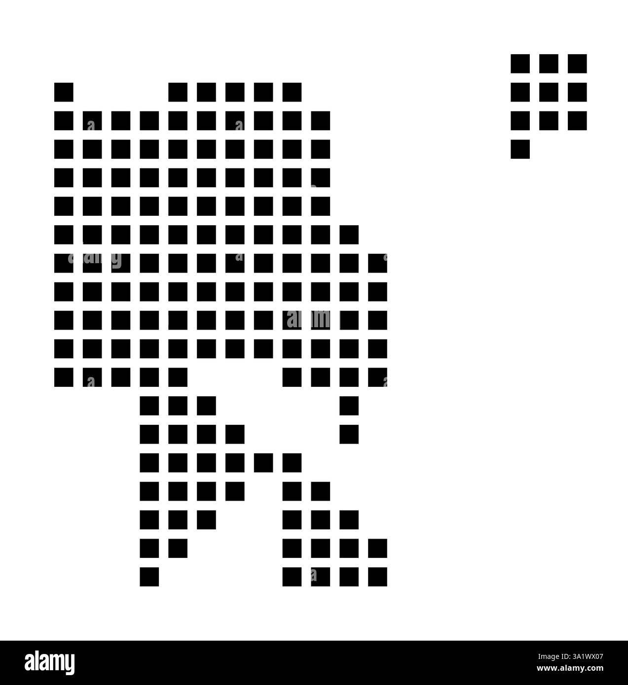 Symbol Map of the City Redmond (Washington) showing the city with a ...