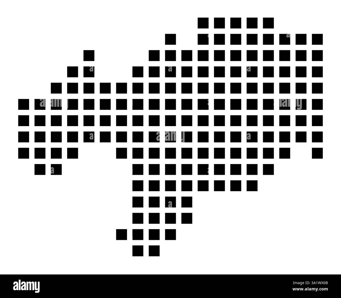 Symbol Map of the City Spokane Valley (Washington) showing the city ...