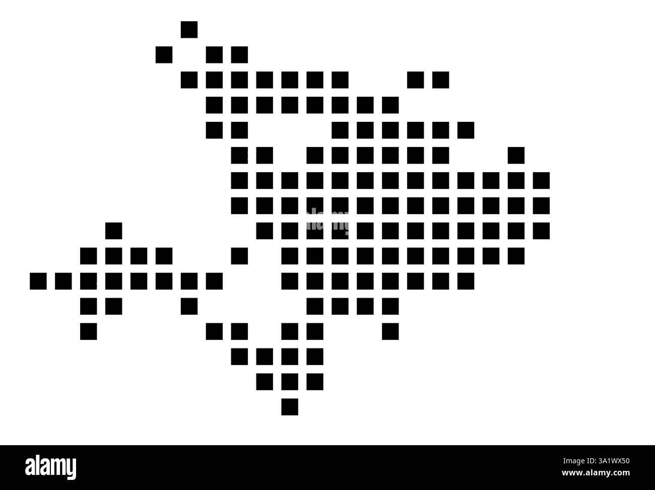 Bryan outline map hi-res stock photography and images - Alamy