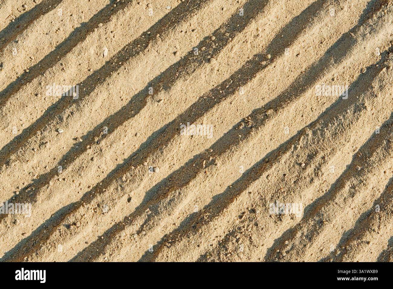 Beach sand pattern as background with natural wave. Natural sand beach ...