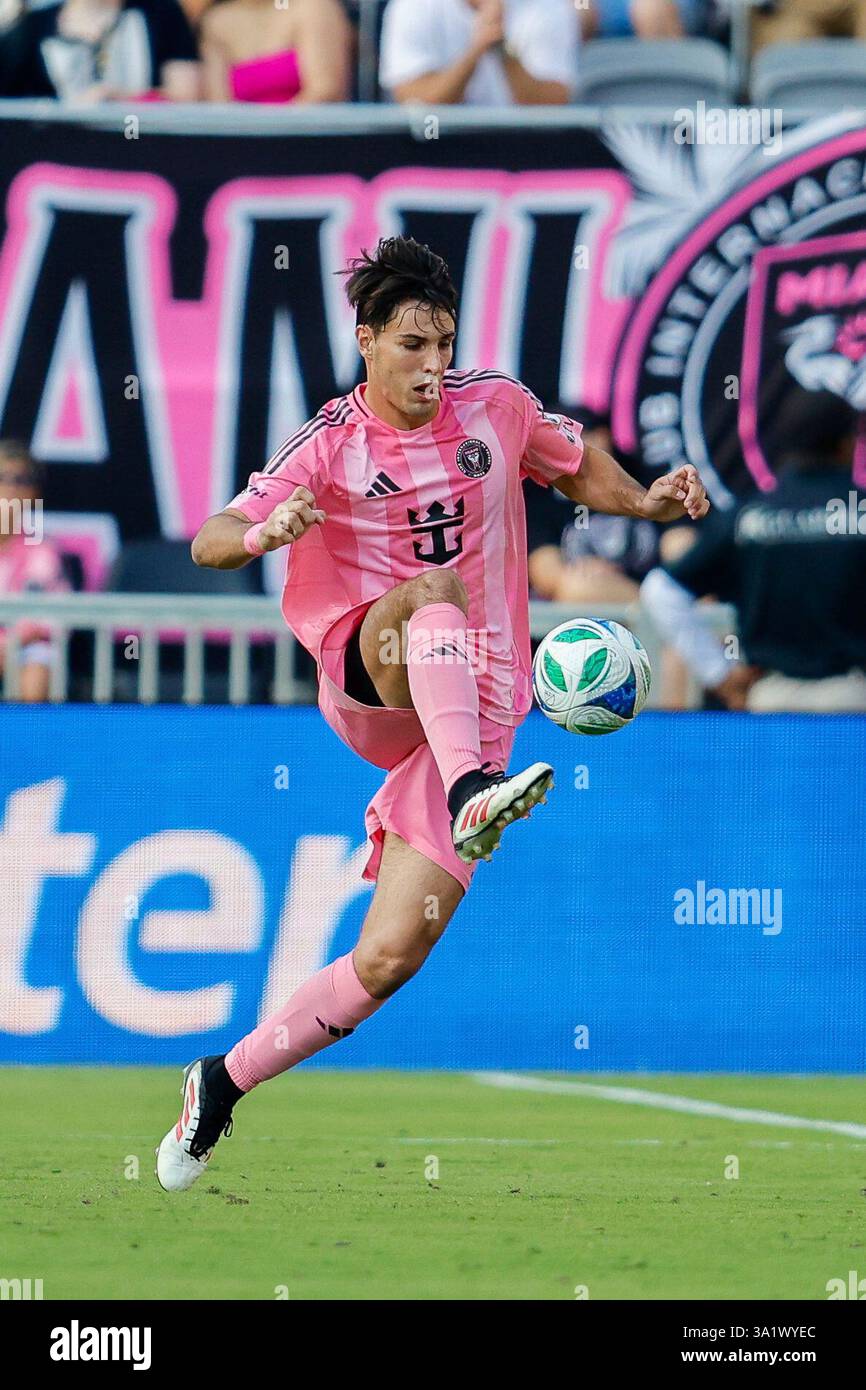 FORT LAUDERDALE, FL - MARCH 09: Federico Redondo #55 of Inter Miami CF ...