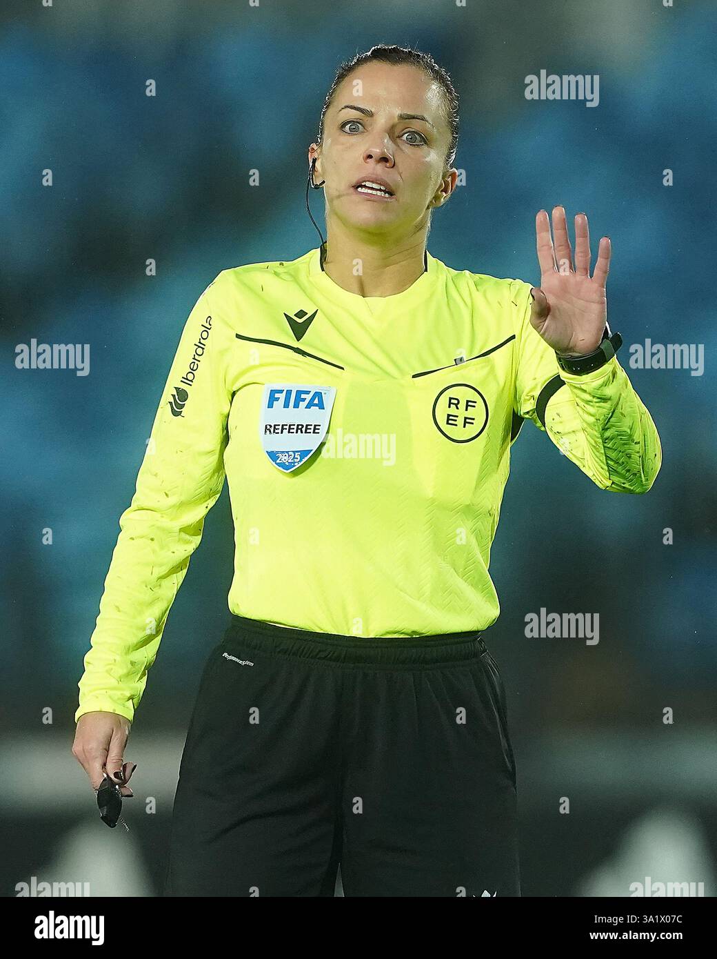 Madrid, Spain. 06th Mar, 2025. Spanish referee Marta Huerta de Aza ...