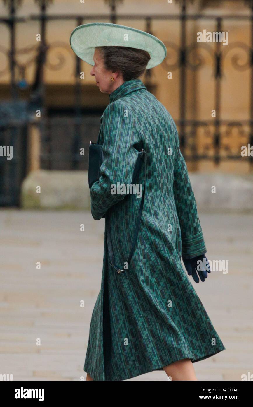 Westminster, London, UK. 10th March 2025. HRH Princess Anne, The ...