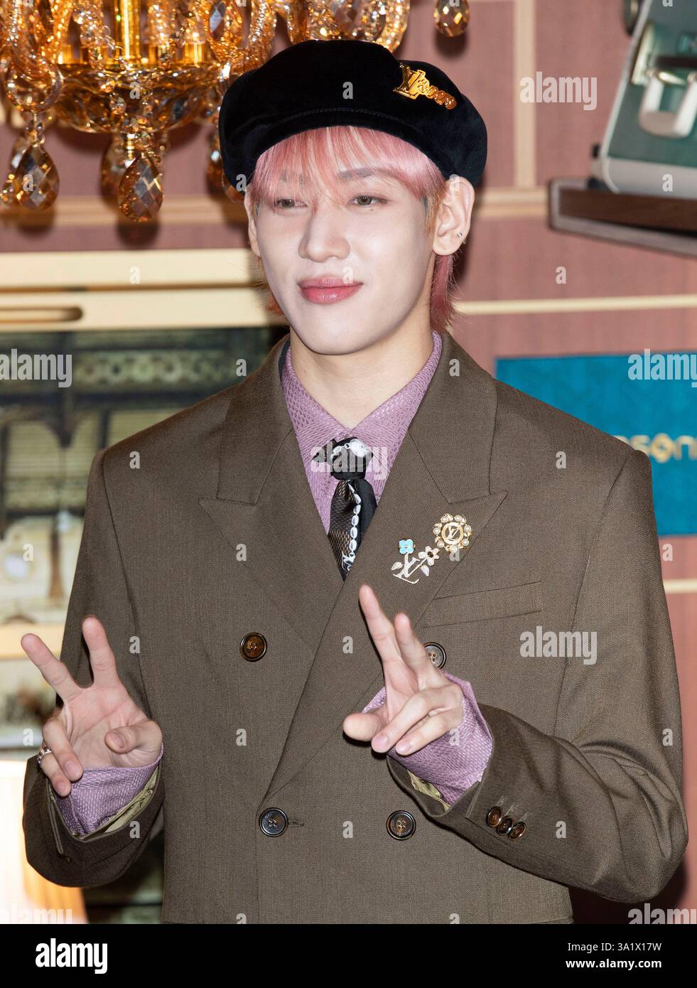 10 March 2025 - Seoul, South Korea: Thai rapper and singer BamBam ...