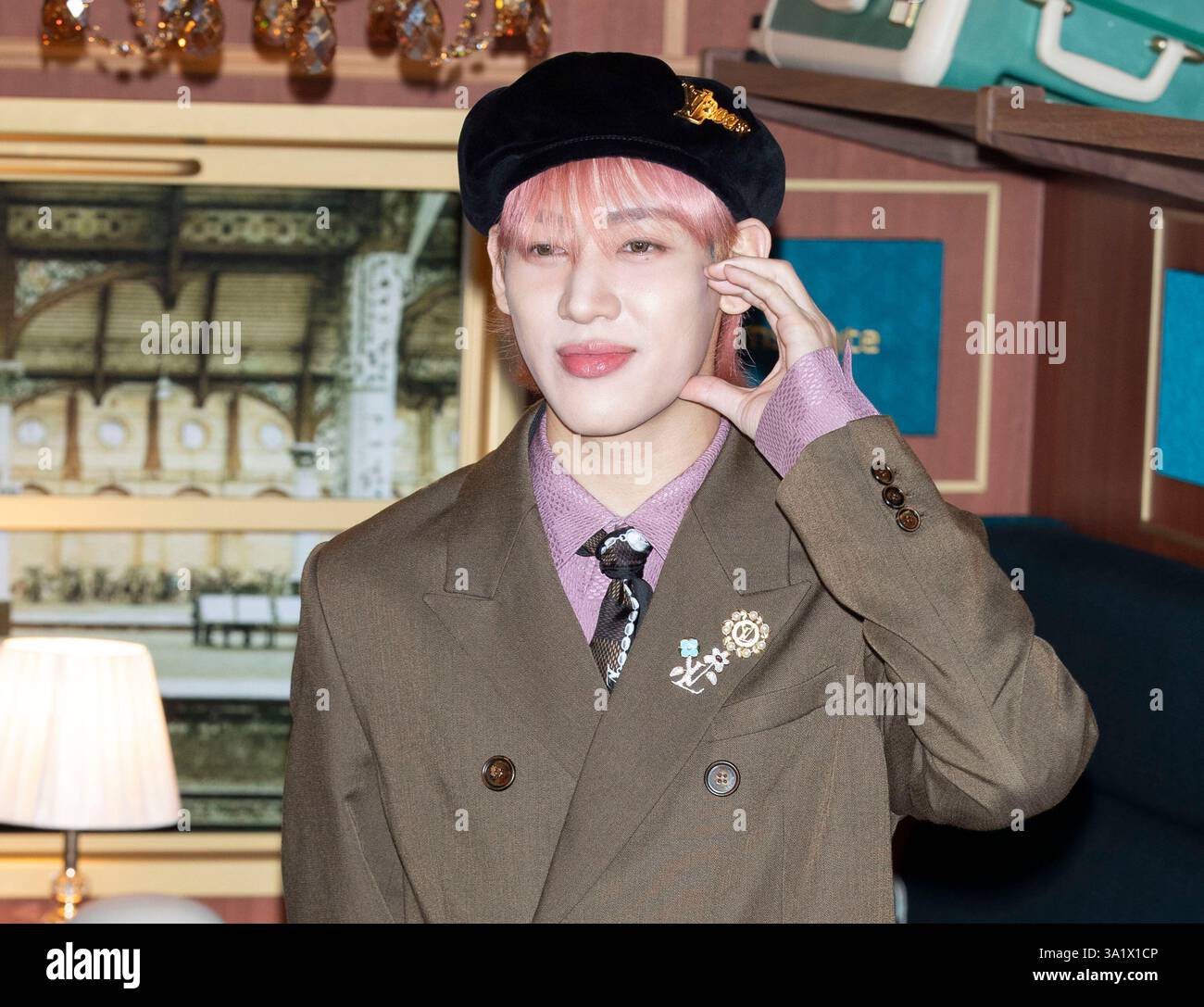 10 March 2025 - Seoul, South Korea: Thai rapper and singer BamBam ...