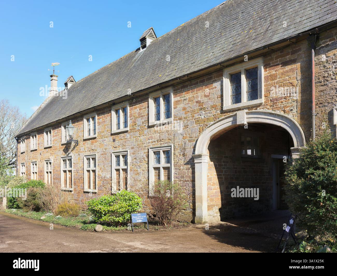 Stable block at Lamport Hall, a grade1 listed building ...