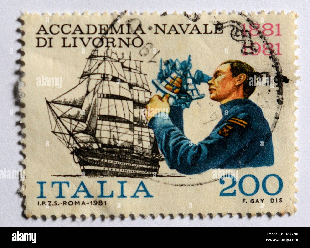 Collection of old Italian postage stamps Stock Photo - Alamy